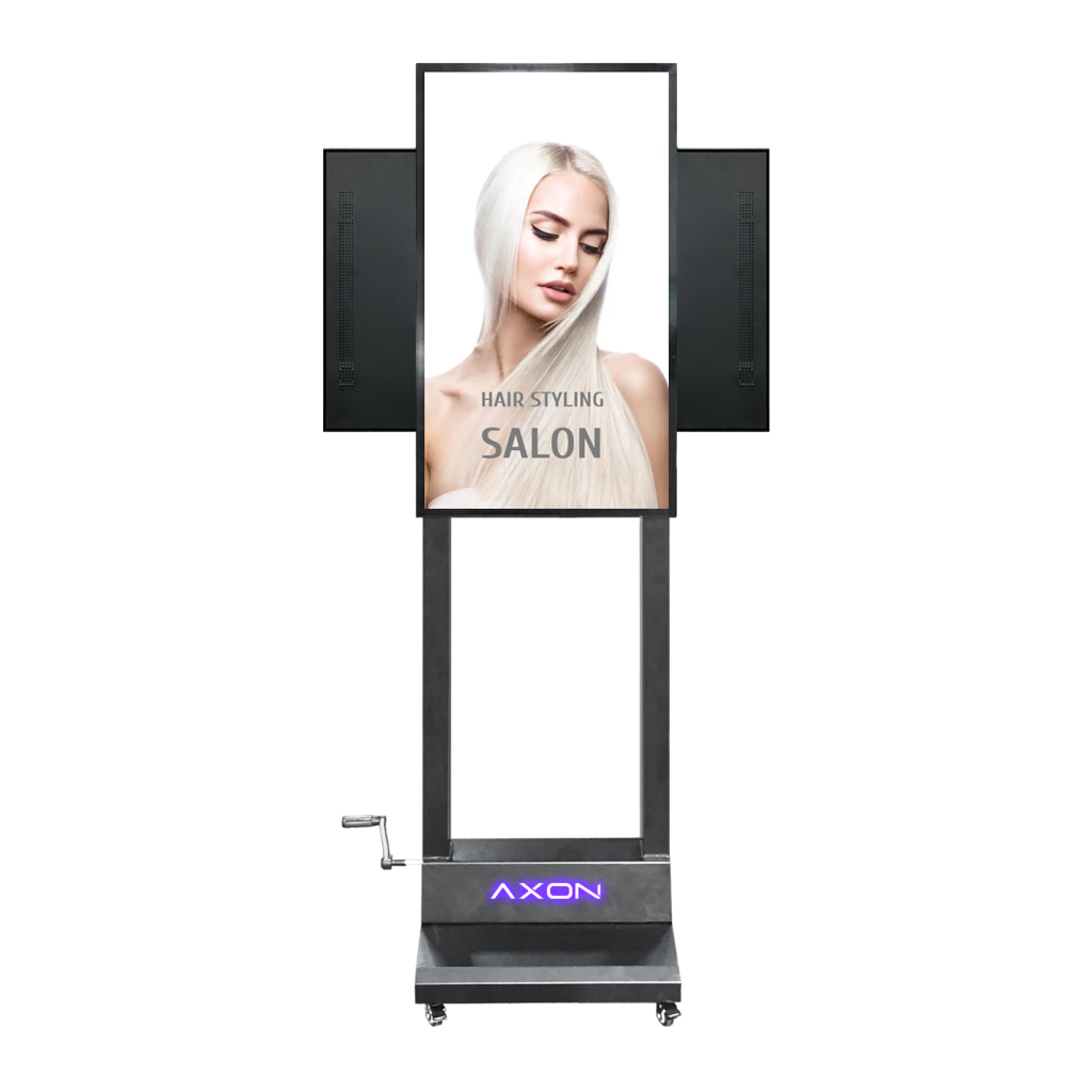 43-Inch Dual-Sided Rotating Screen Window Display - Visionsign(Shenzhen ...